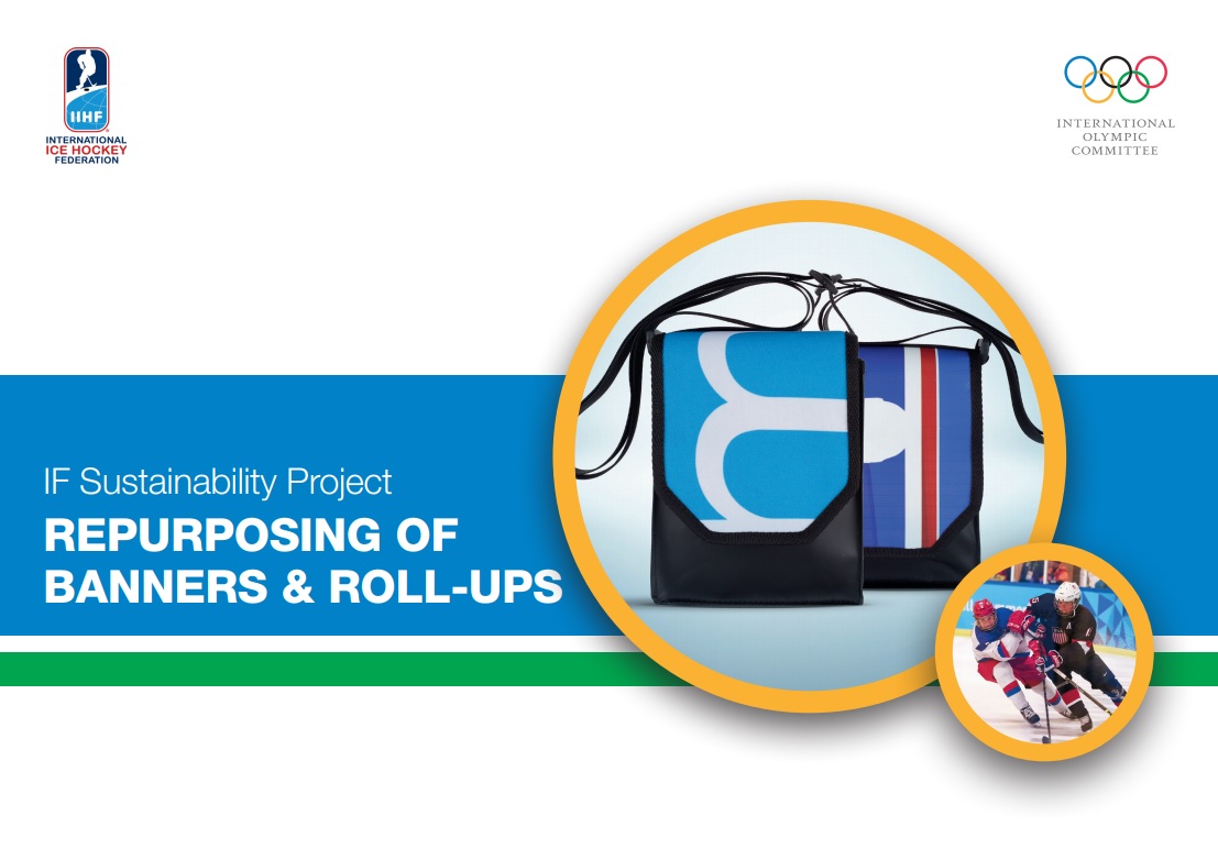 Sustainability » IIHF repurposed banners